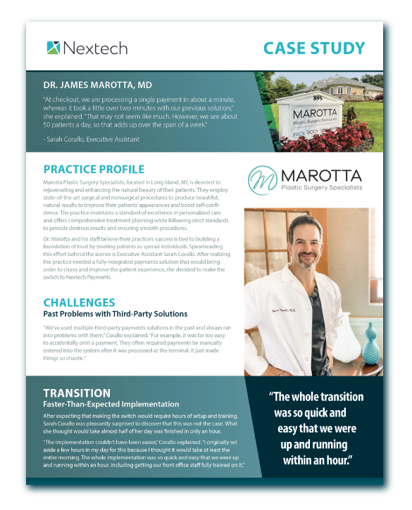 Case Study | Marotta Plastic Surgery Specialists